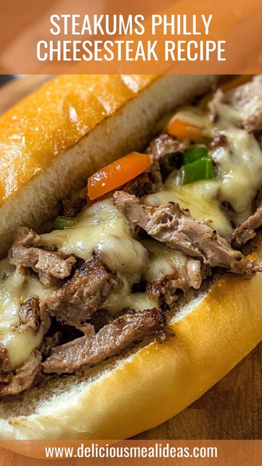 Steakums Philly Cheesesteak Recipe - Delicious Meal Ideas - Delicious ...
